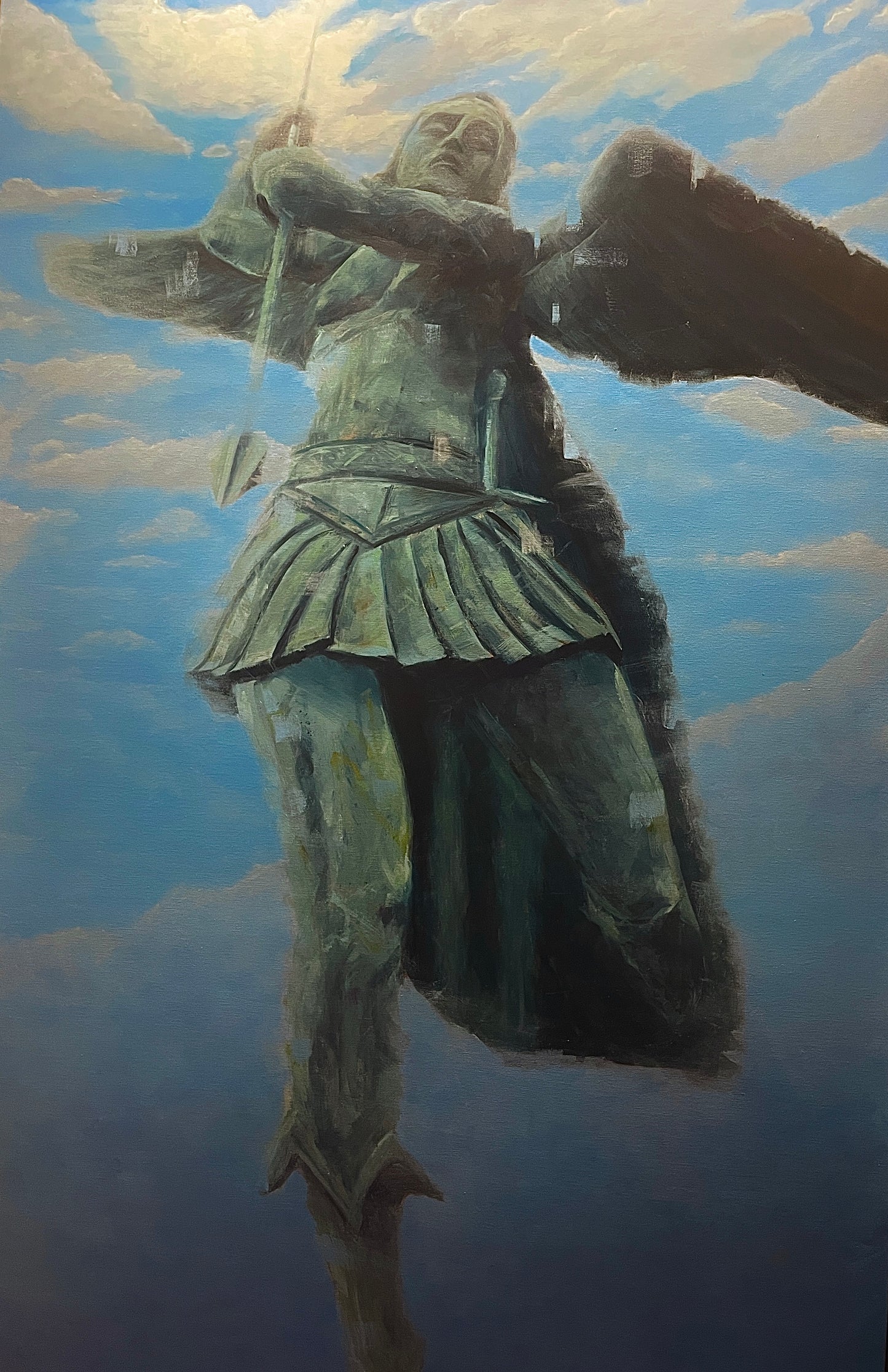 'TAXIARCH' - Oil on Canvas – Apricus Art Collection