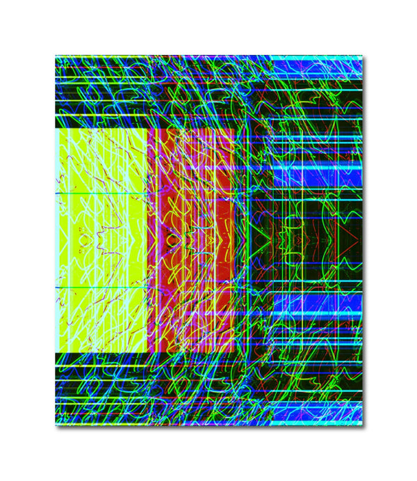 'MERGING' Original Print, Mixed Media Ink Drawing