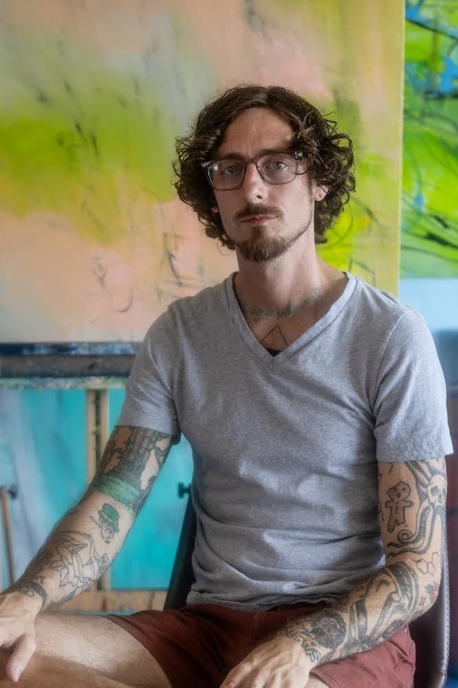 'CONFINED SPACES' - Mixed Media on Canvas – Apricus Art Collection