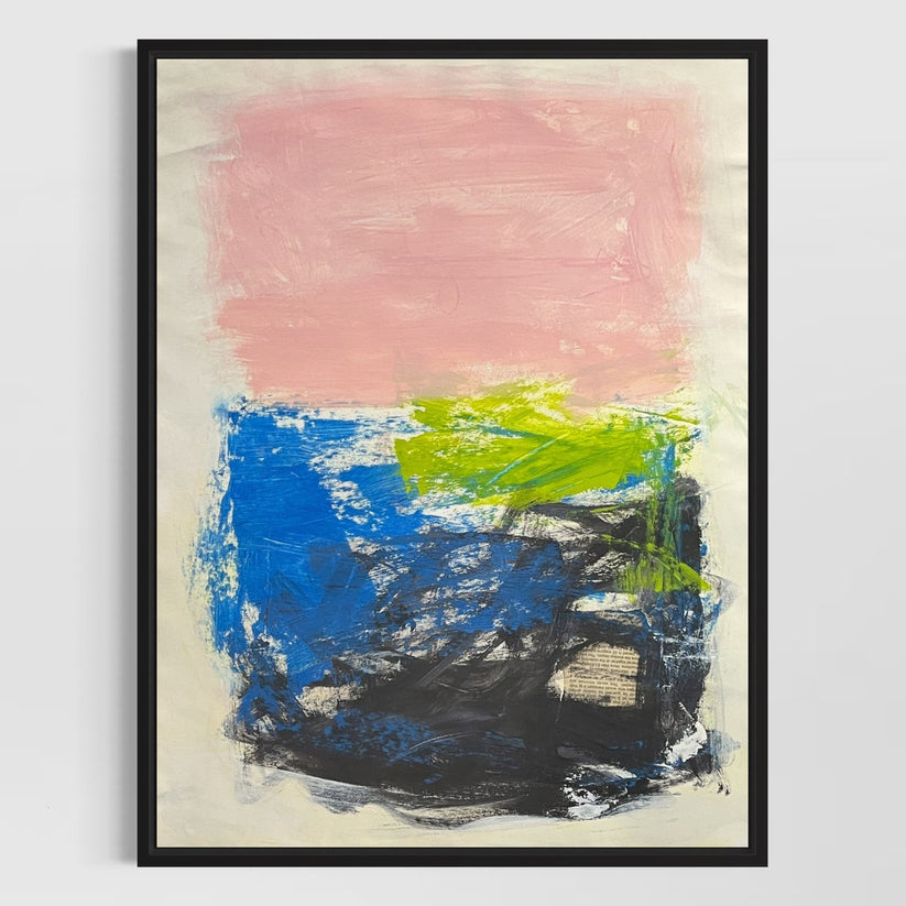 'GRADUAL AUTONOMY' - Original Mixed Media Abstract Art Painting